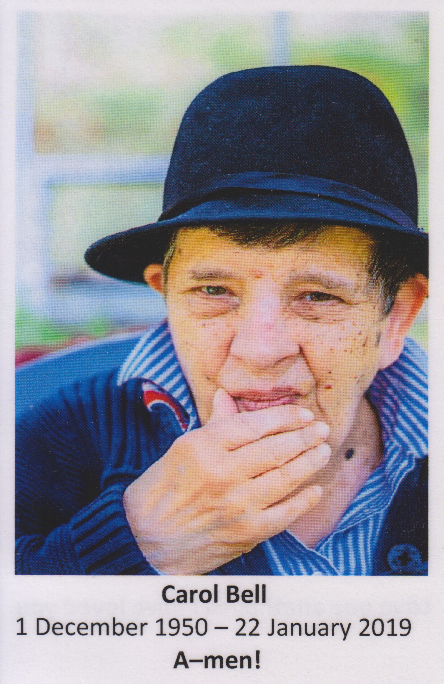 The story of Carol Bell – a eulogy